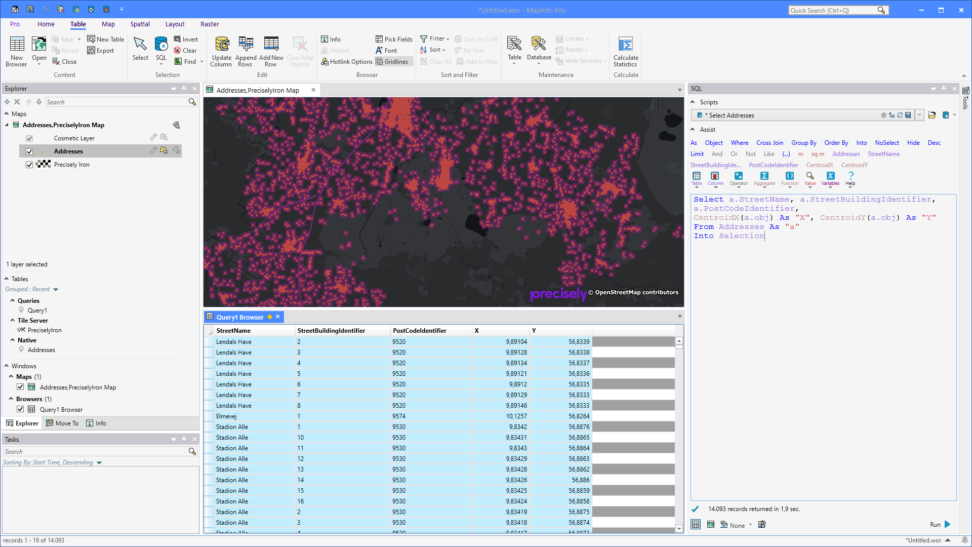 MapInfo Monday: Five Basic Spatial SQL Select Statements | MapInfo Pro